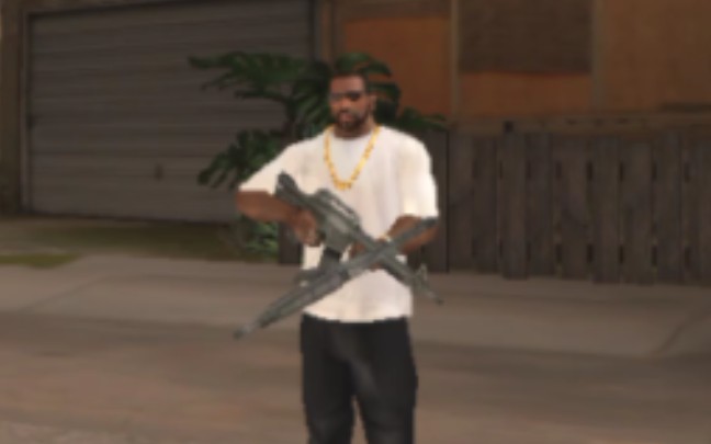 [gtasa]cj武器可以双持