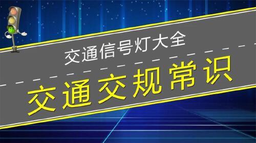 交通信号灯大全,新手学会看信号灯才避免被记分罚款