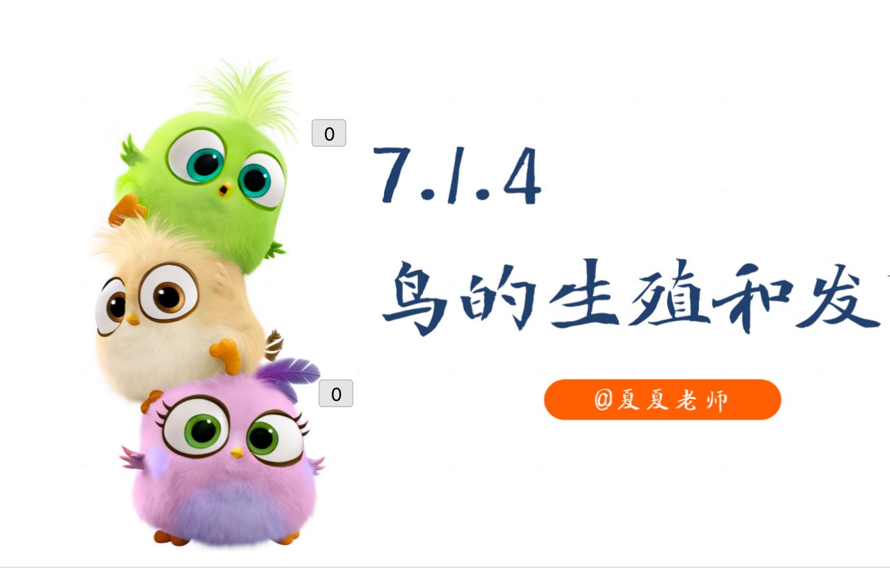 【初中生物】7.1.4 鸟的生殖和发育