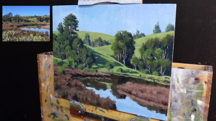 油画风景写生教程