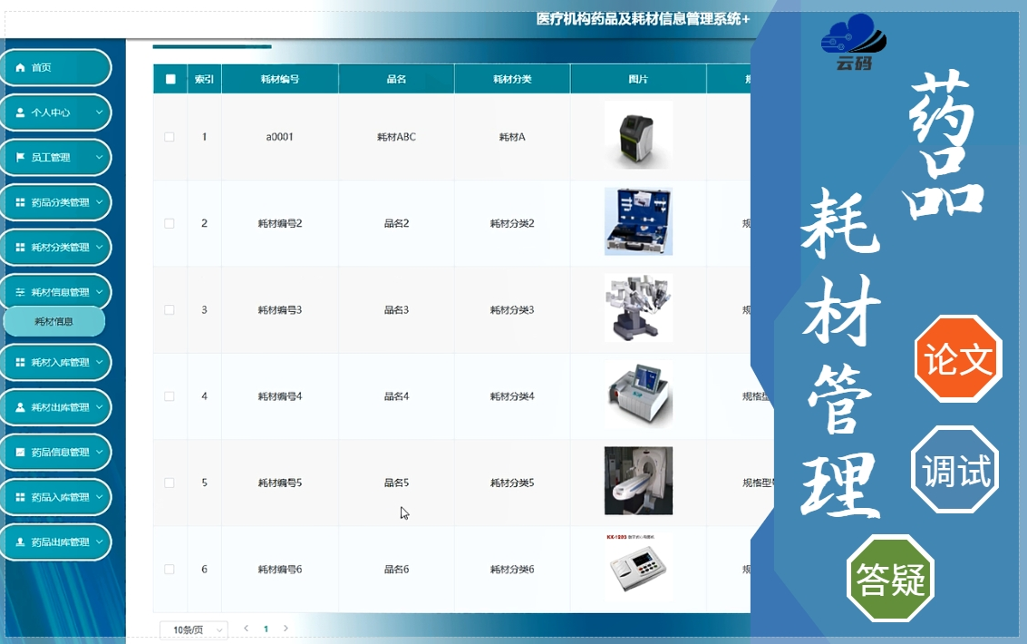 医疗机构药品及耗材库存信息管理系统-Django.VUE【源码、开题报告...