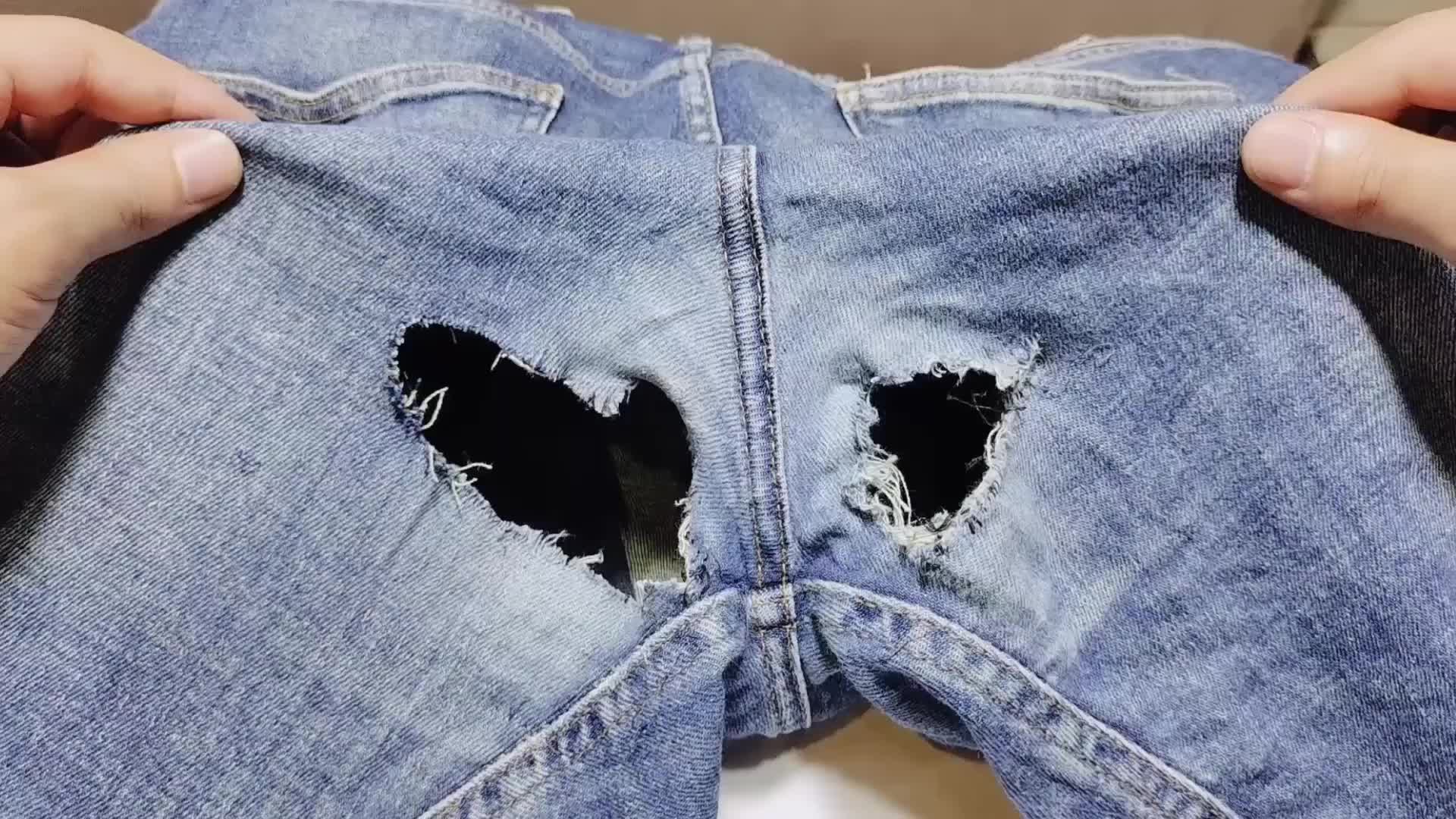 自己动手就可以完美无痕修复牛仔裤破洞的方法 裤裆怎么修补