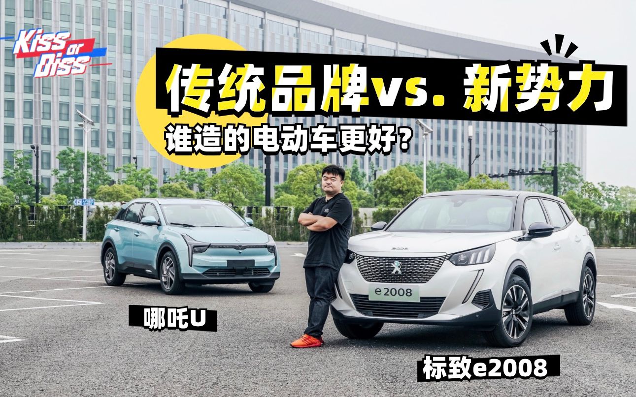 标致e2008对比哪吒U,中外品牌15万-20万电动车谁做得更对路?