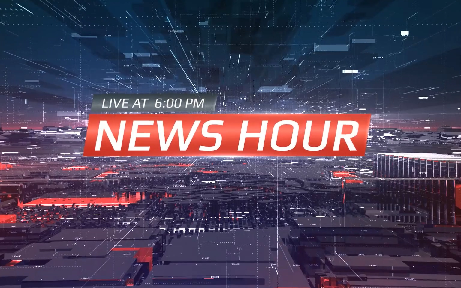 AE模板-新闻节目片头模板电视台科技财经新闻片头模板新闻联播国际...