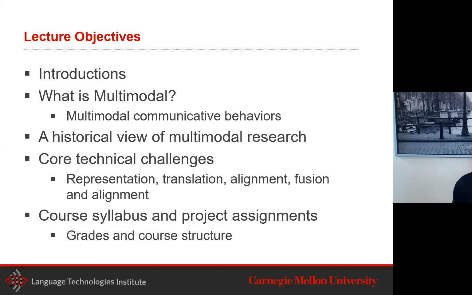 【机器学习】卡耐基梅隆大学 CMU11-777 多模态机器学习(Fall 2020)