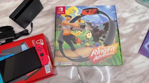 任天堂 switch 健身环大冒险 动森 塞尔达 等游戏卡带 拆封