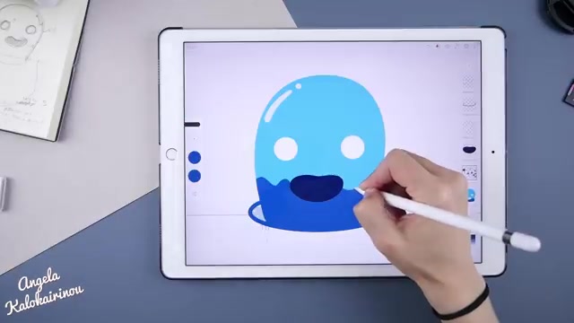 【iPad Pro绘画】如何为我的插图选择配合,制作GIF动效