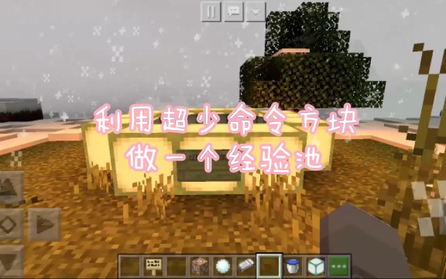 [咸鱼教程-2] 如何利用命令方块在游戏中做一个经验池[这是一期非常...