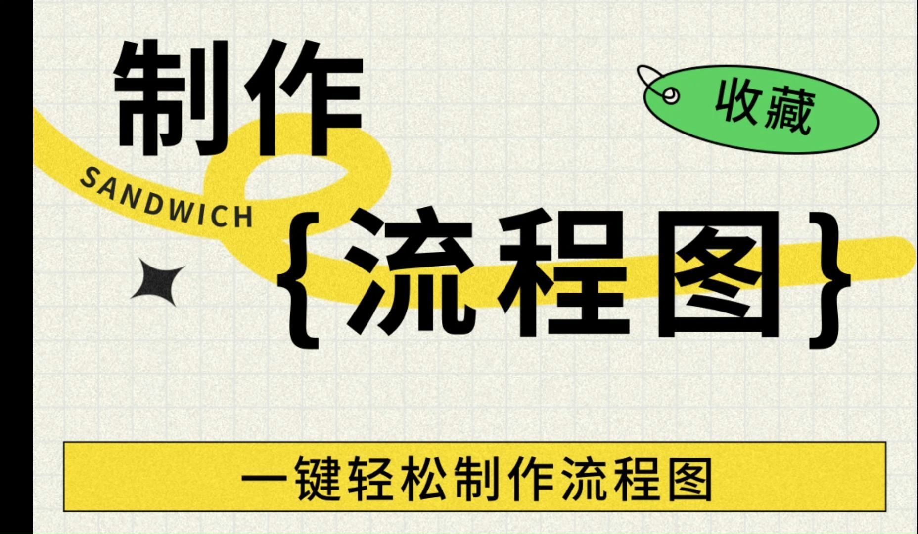 一键轻松制作流程图
