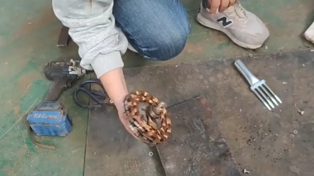 吊扇拆解机-拆吊扇太方便了,这种吊扇千万别给收废品的了