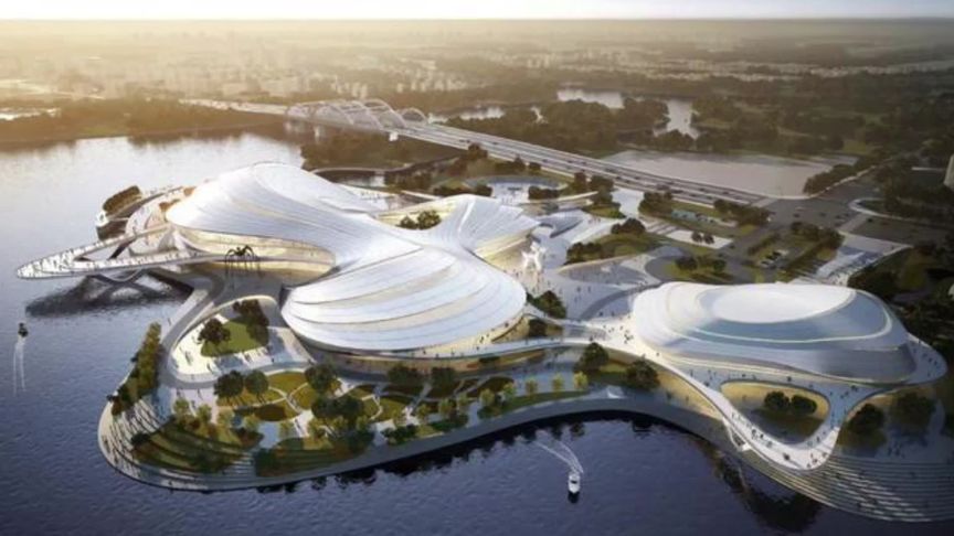 泉州台商投资区文旅场馆设计方案#泉州 #地标建筑