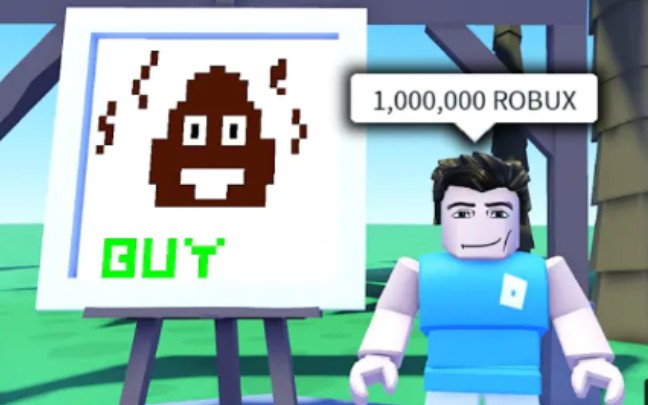 Roblox “画画模拟器” 搞笑时刻【ROBUX】