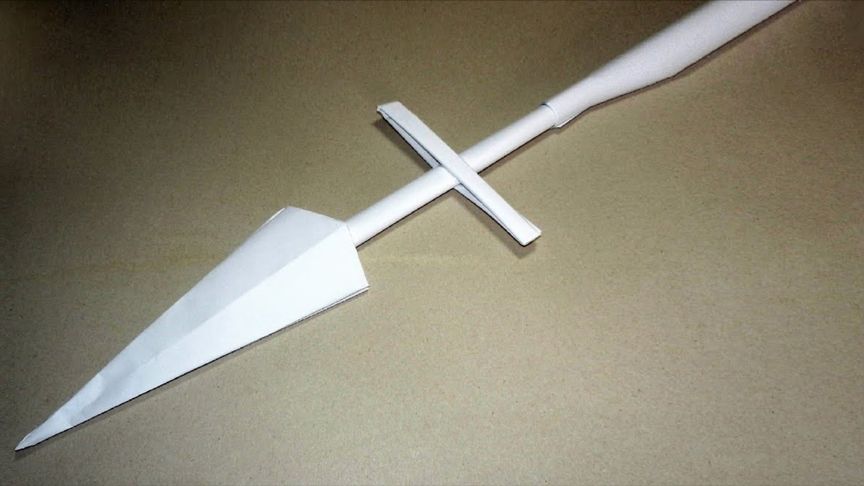 宝宝学折纸:折纸武器折纸长枪怎么做?掌握这一技巧必不可少!