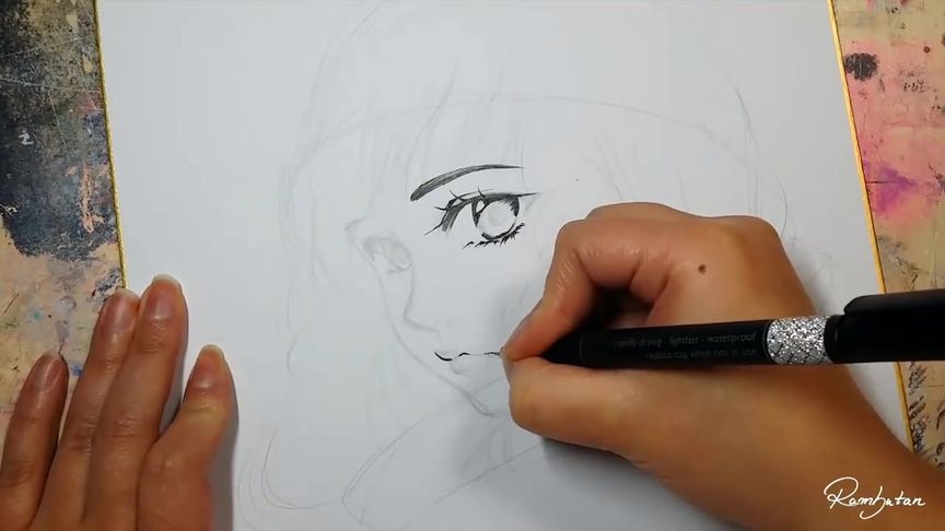 手绘漫画:画完的那一刻,简直太美了!厉害!