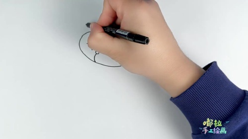 猫怎么画最简单的方法,画一只简单可爱的小猫咪详细教程