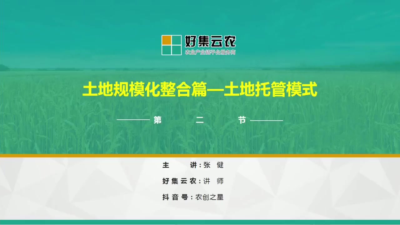 土地托管盈利模式与方案 #农业发展方向 #乡村振兴 #土地托管 #土地...