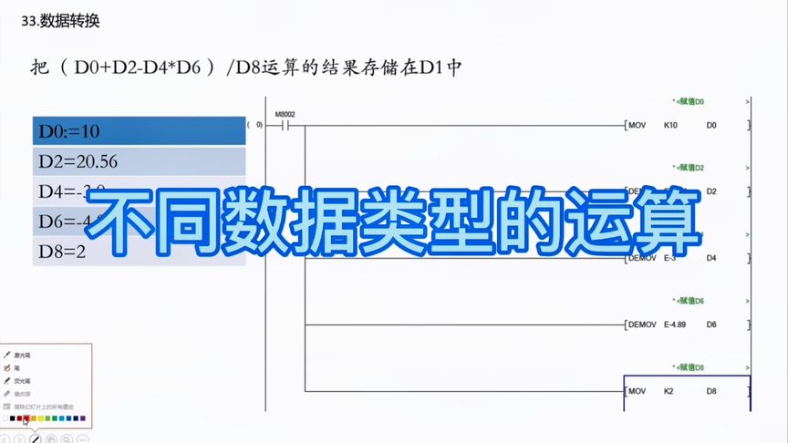 PLC中不同数据类型运算,原来这么简单?