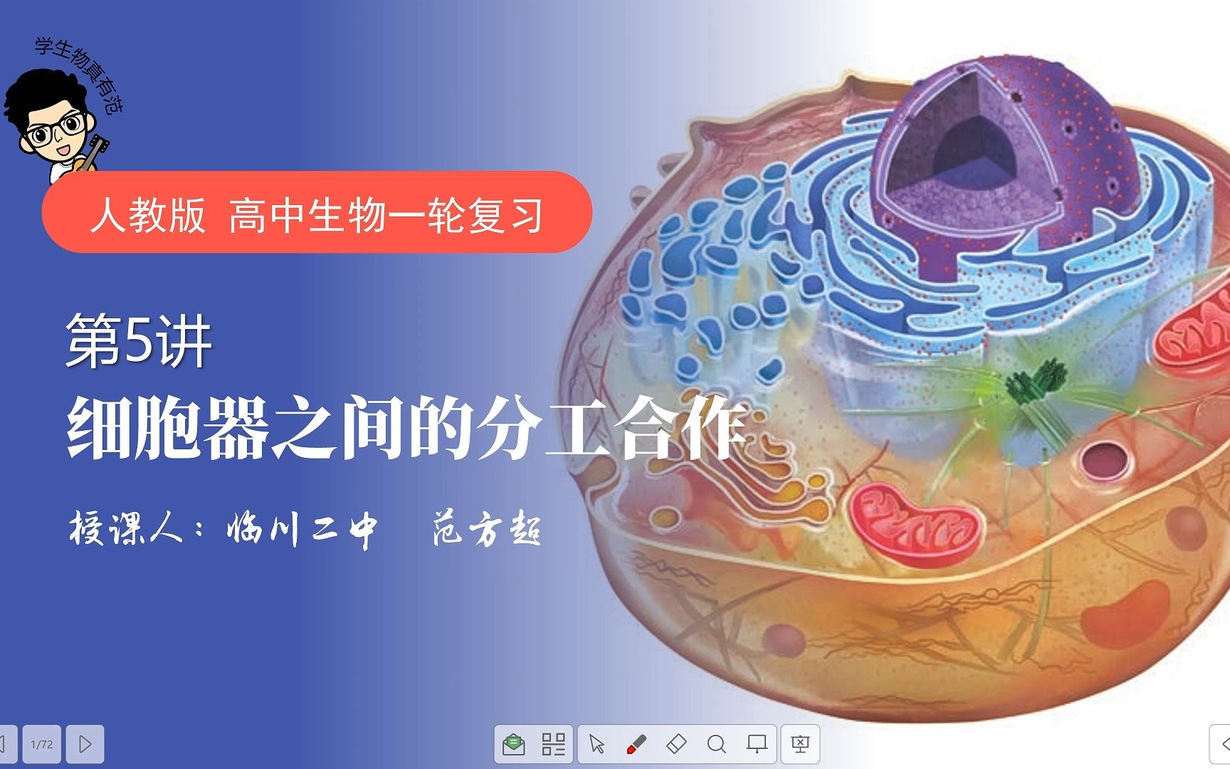 高中生物一轮复习 第5讲 细胞器之间的分工合作 第1节课