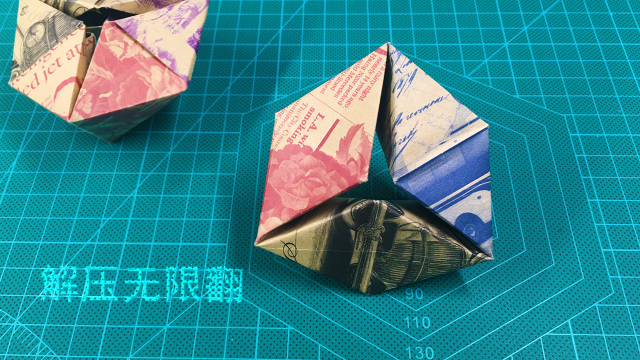 一款与众不同的折纸减压神器,立体三角无限翻你见过吗?