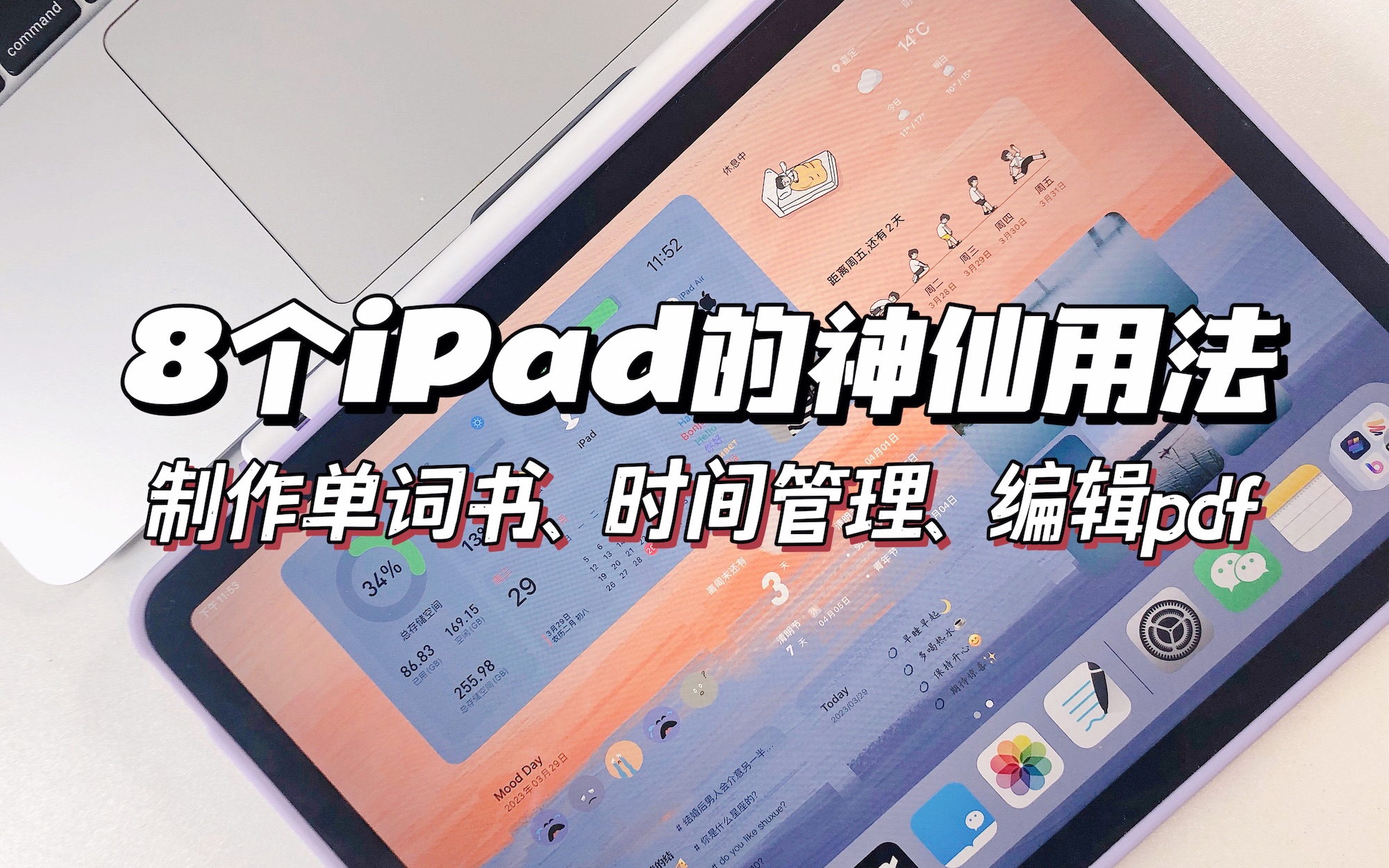 8个iPad的神仙用法|快速取色、制作单词书、时间管理、编辑PDF