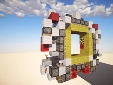 Minecraft我的世界:高压4x4红石灯漏斗门