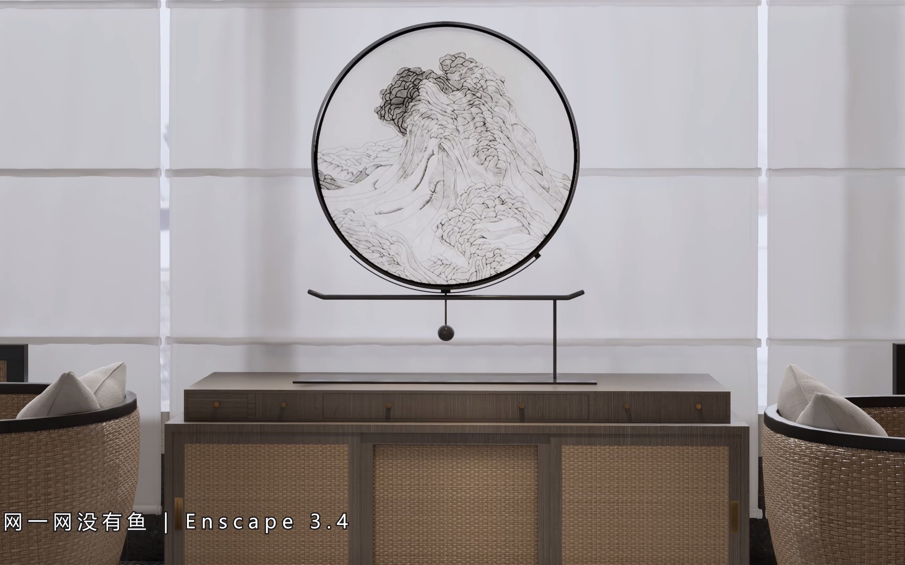 Enscape 3.4 渲染!《模型分享》大场景测试!玻璃的效果的确好了很多哦!