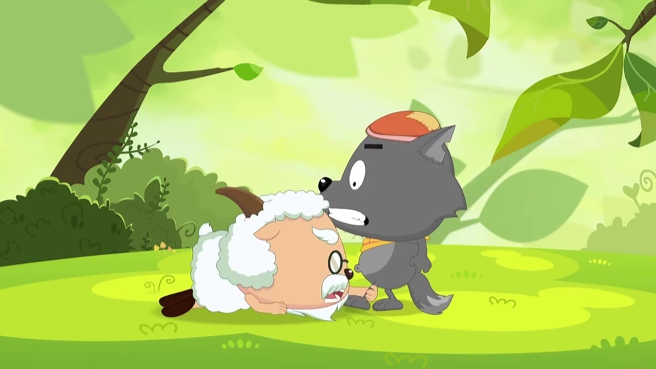 喜羊羊:灰太狼的绝招就是挠痒痒,慢羊羊被咯吱得笑得.