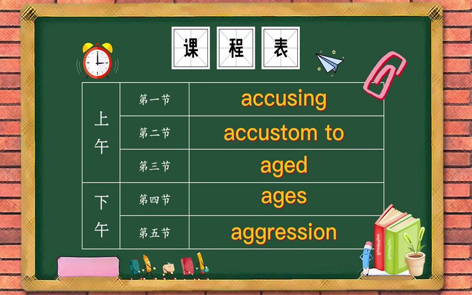 单词accusing是accuse的ing形式,它也可以作为形容词来使用