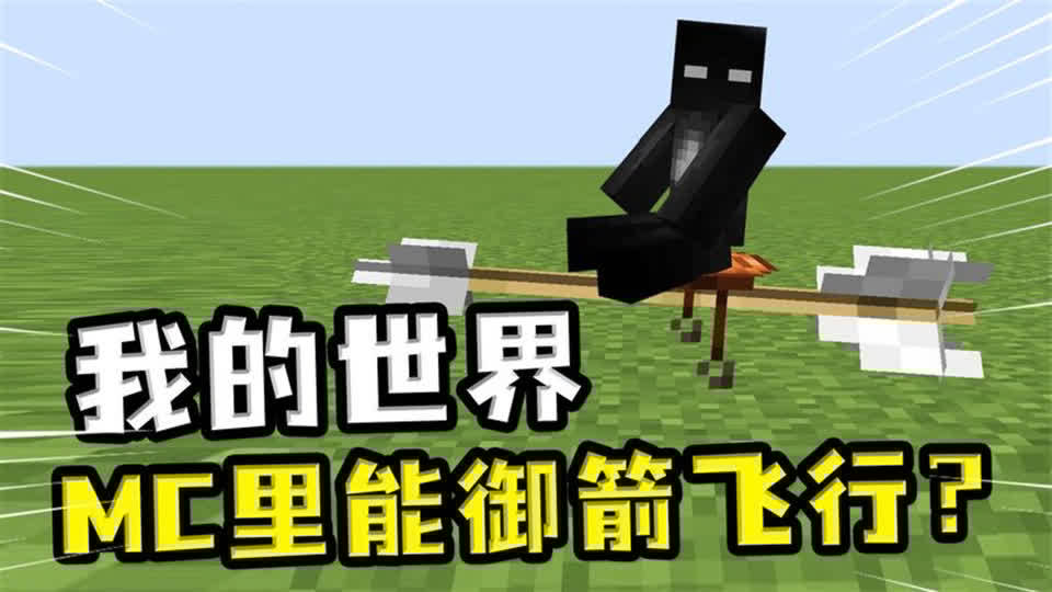 我的世界:玩家变小能御箭飞行