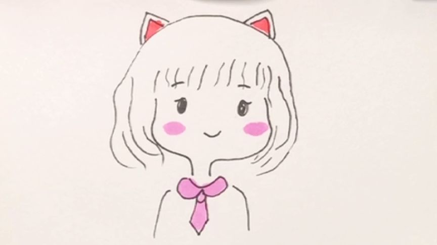 时下最流行的人物简笔画,超级简单,一看就会哦