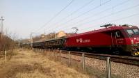 西局西段HXD3D牵引K362次(银川-上海)焦村两道通过-陇海线火车视频