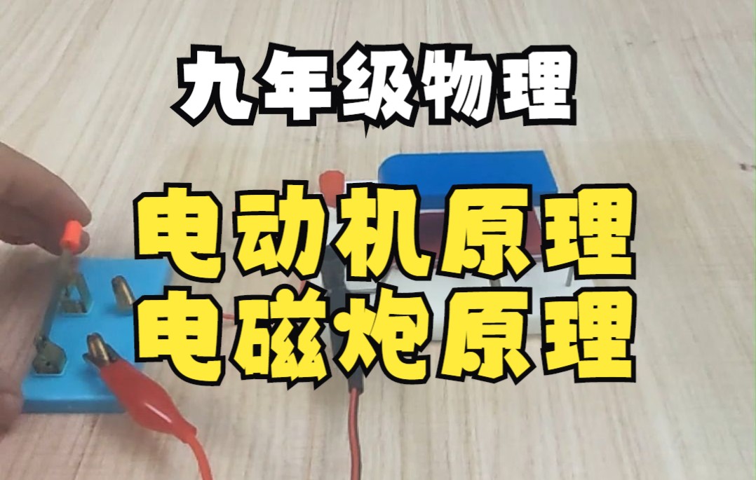 初三物理。通电导体在磁场中受到力的作用,电动机原理。