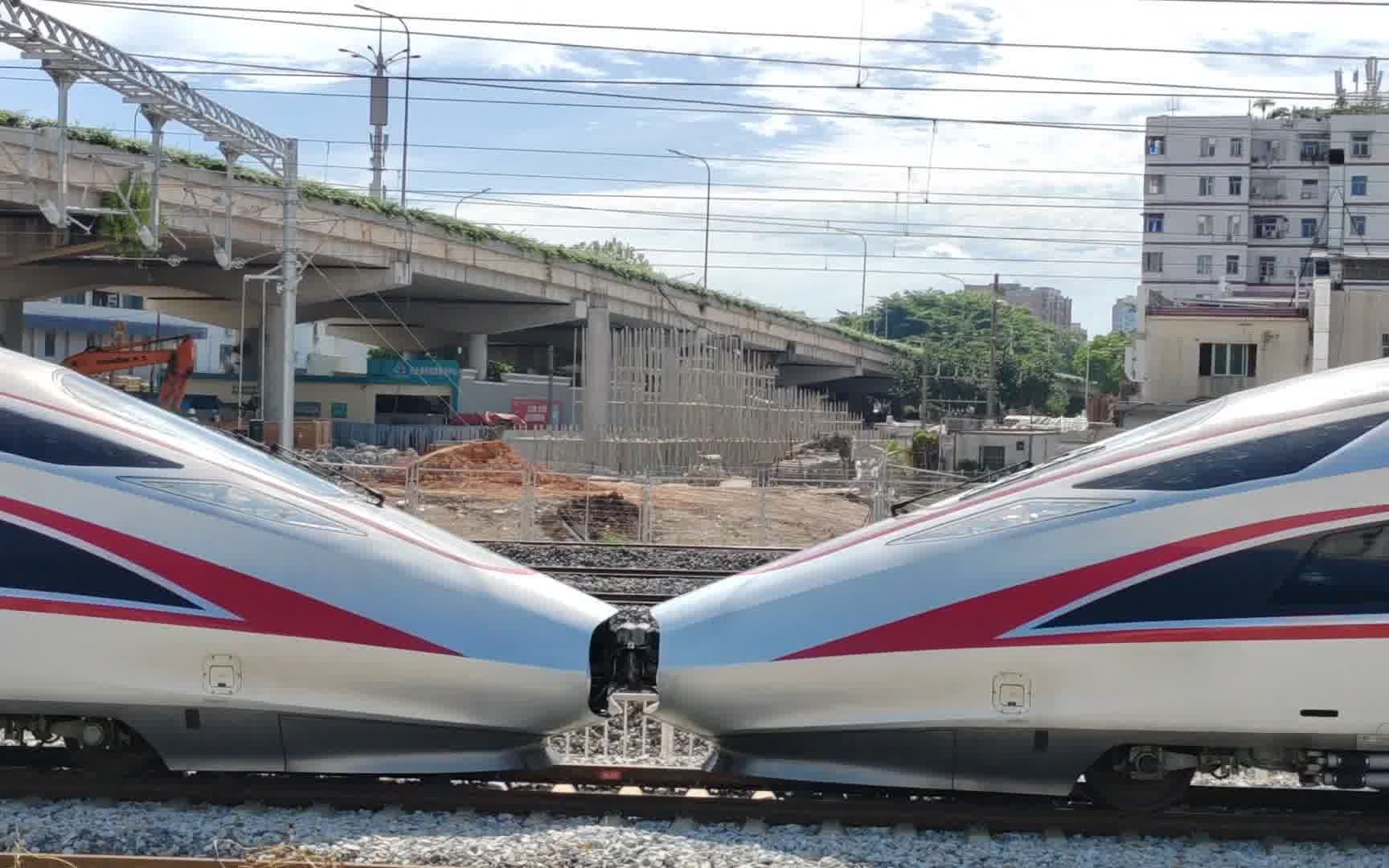 2024年7月24日,复兴号动车组CR400AF-1008+1022担当G6146/7次...