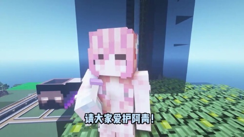 我的世界:假如阿青的血量只有0.1,怕怕嘴上竟然有死皮