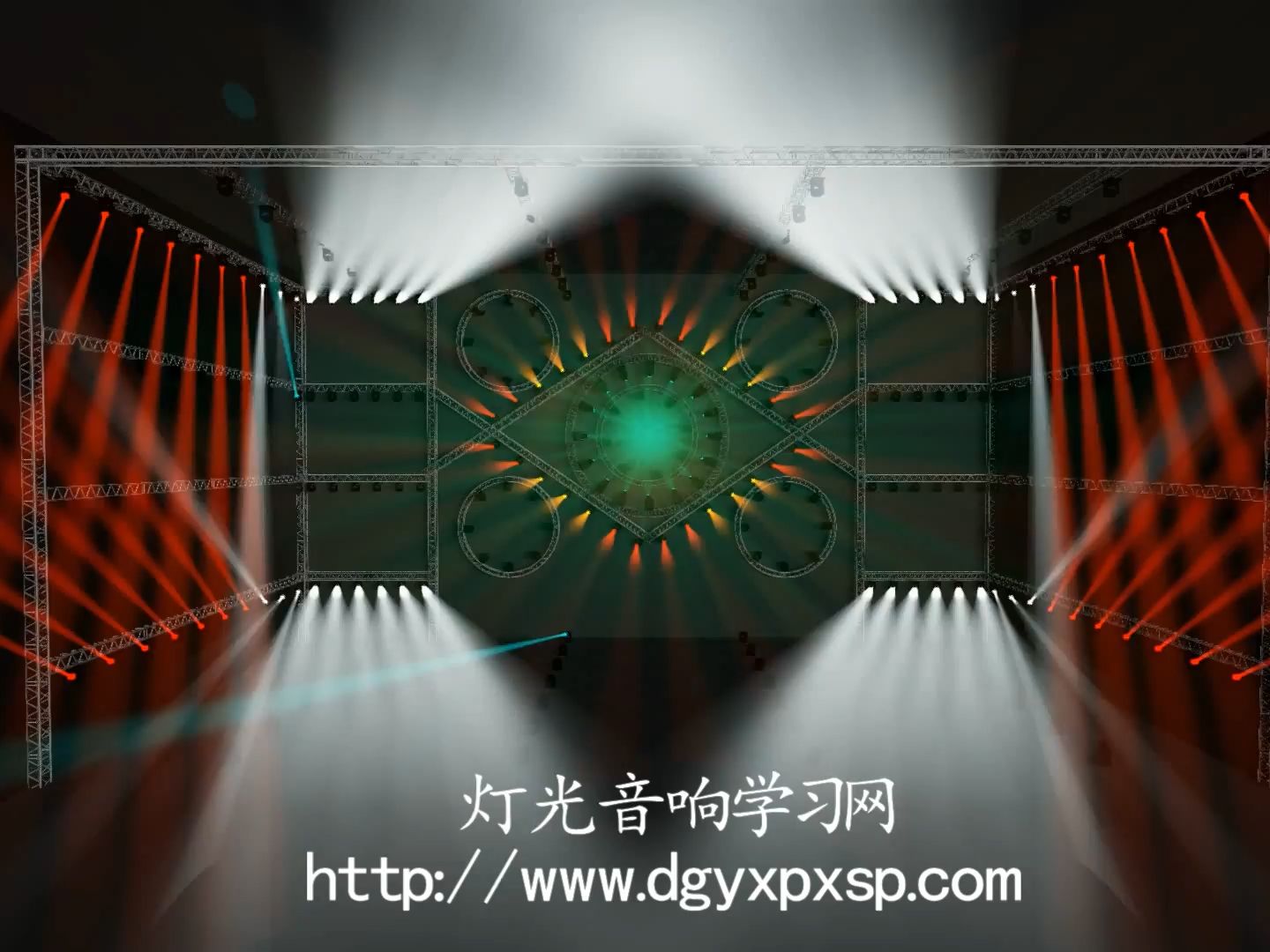 老虎控台灯光秀——展会灯光秀