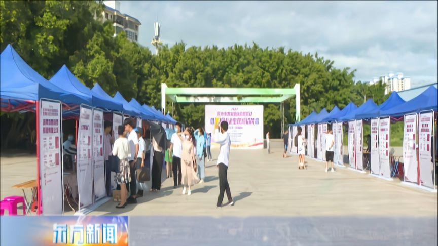 东方举行高校毕业生就业专场招聘会 500余岗位招才纳贤