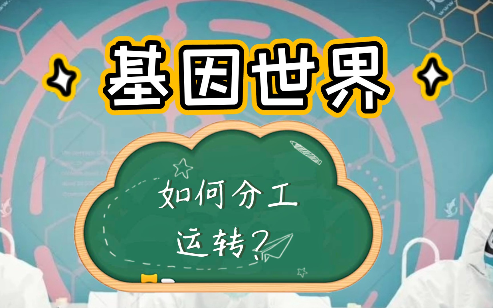 基因世界如何进行分工? 包括哪些工种? 基因的分工有哪些意义?
