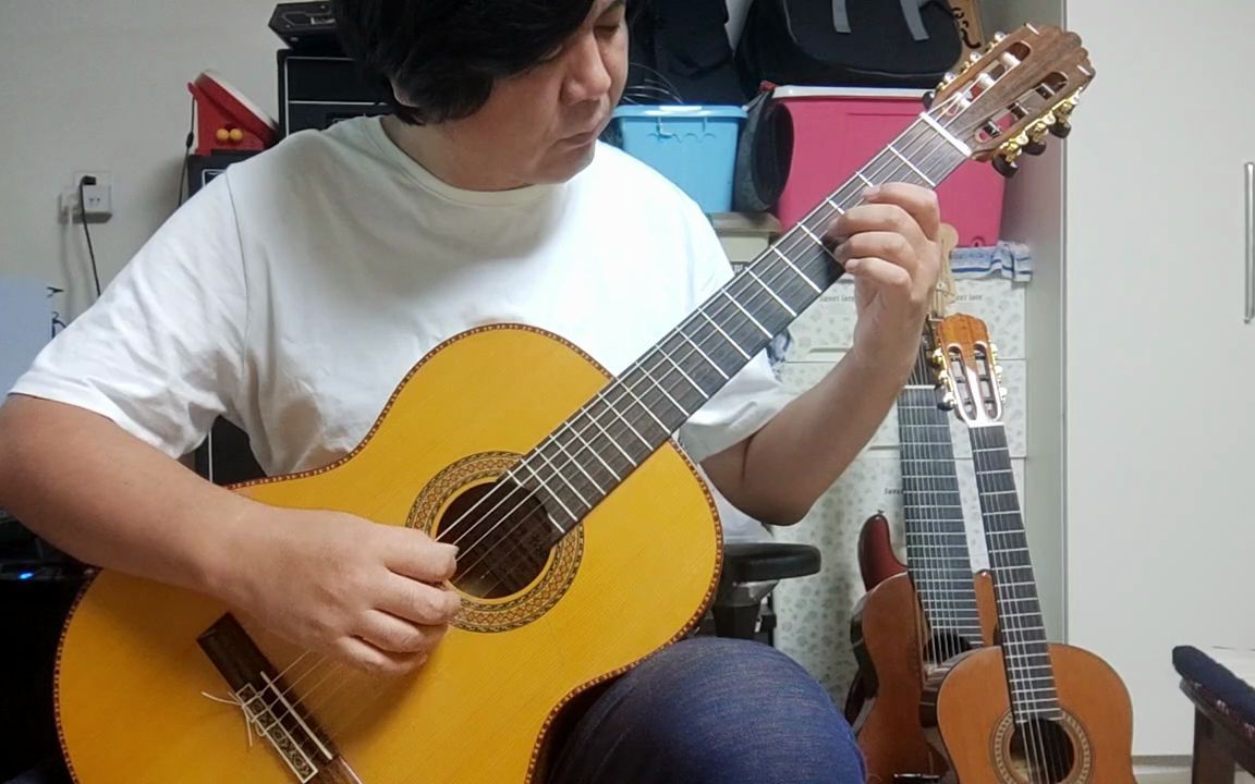 漫游的影子 F.库普兰 古典吉他复调教程 50
