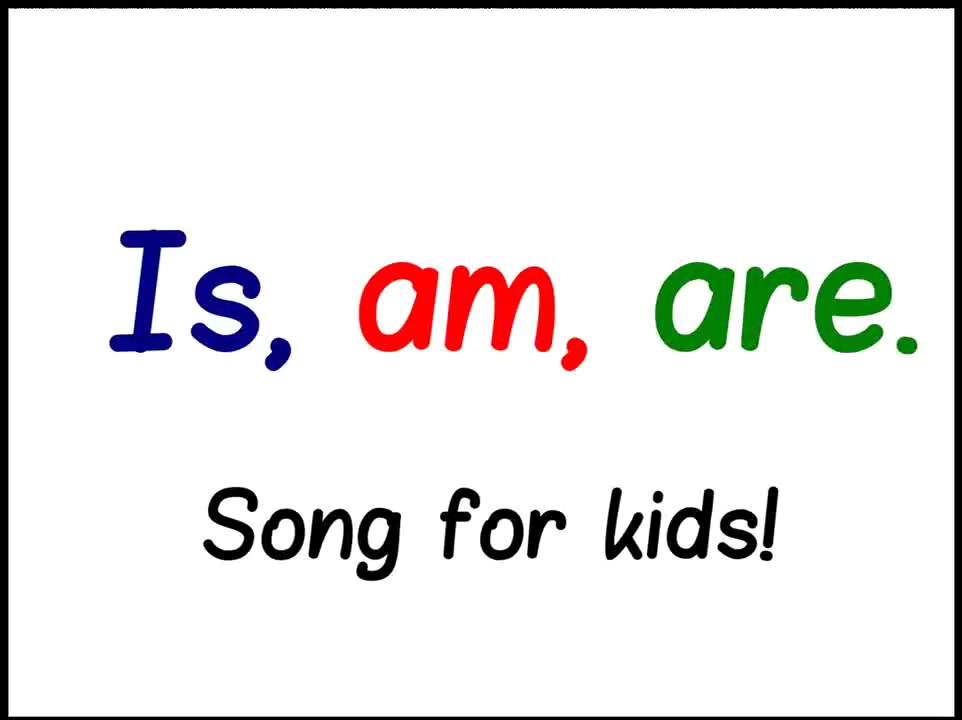 英语歌曲-Is am are Song
