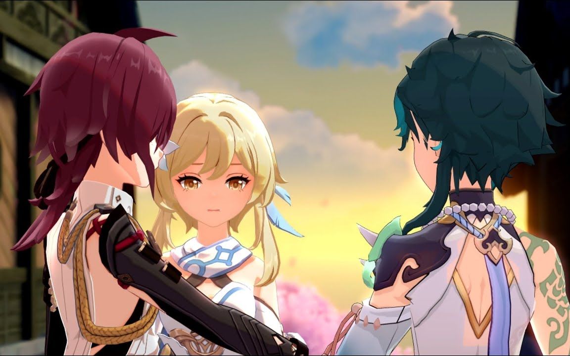 【原神/动画搬运】荧与小鹿邀约时被魈撞见(熟肉)