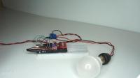 小伙用ARDUINO开发板制作的声控感应灯, 电子技术宅!