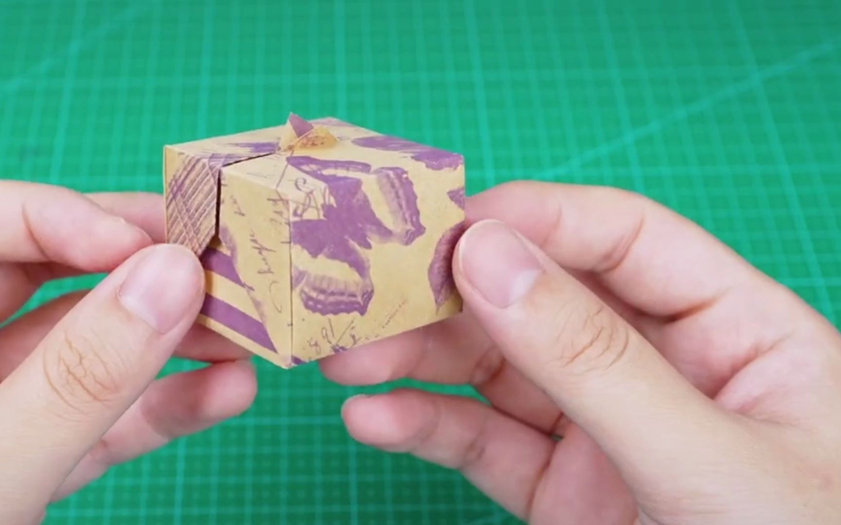 漂亮又实用的宝藏盒子折纸教程,可以用来做礼物盒子