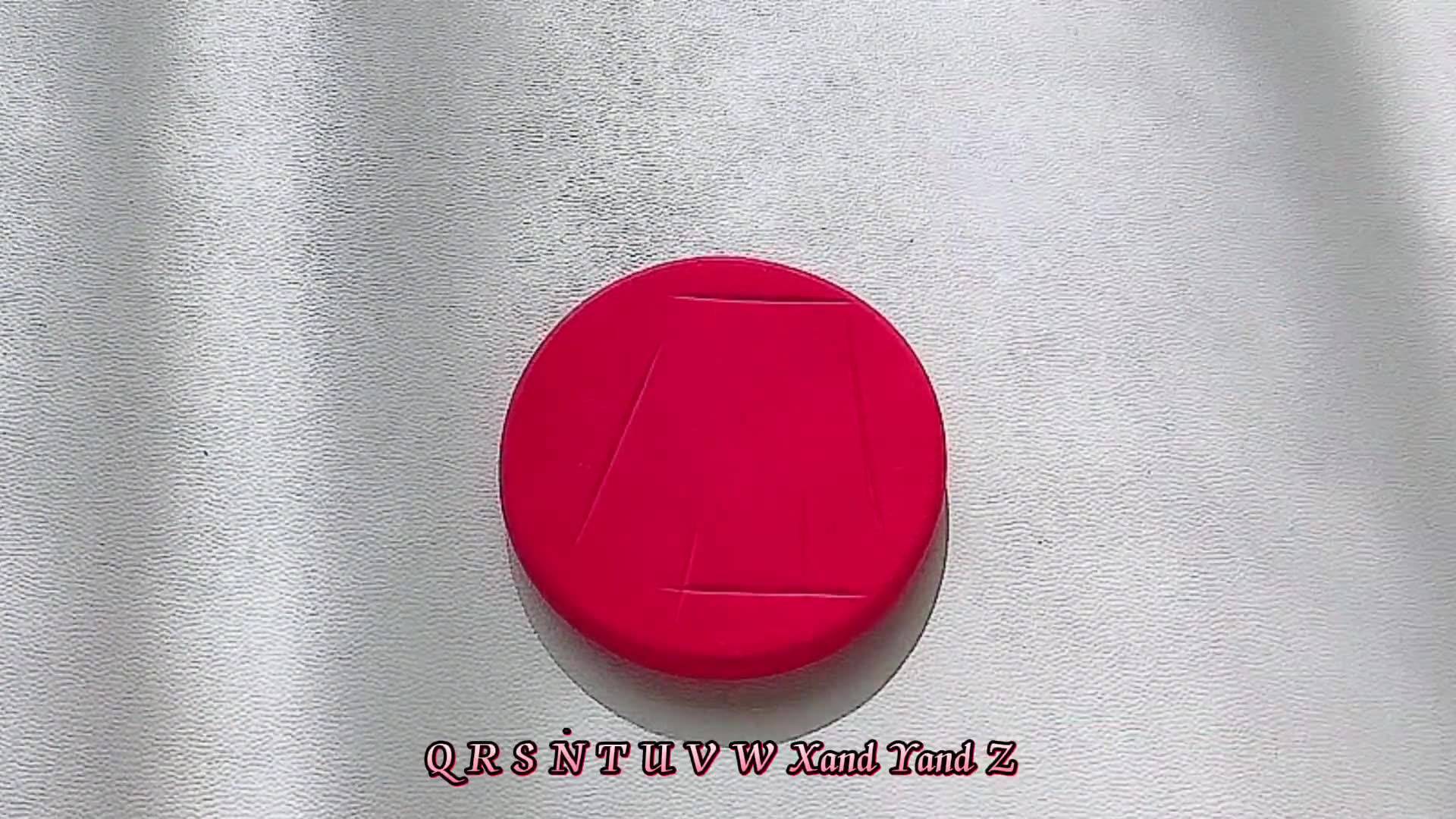 字母"A"表情包冰箱贴~粘土教程