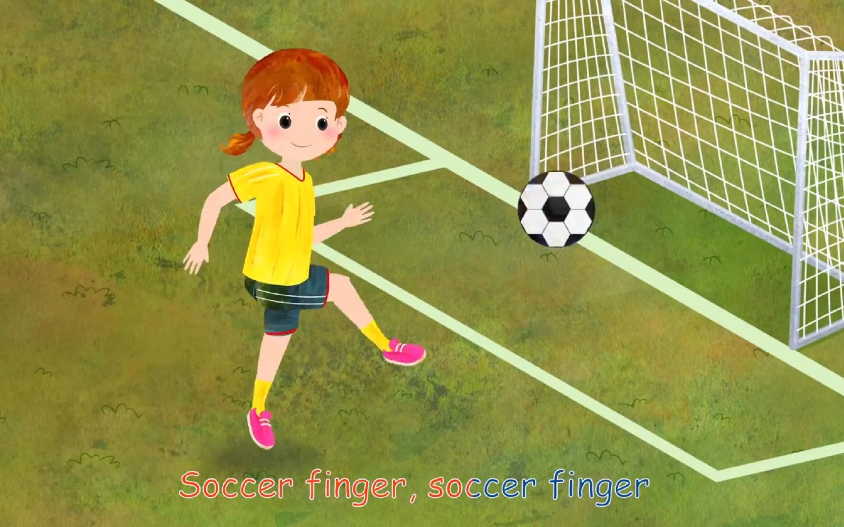 好玩的英语儿歌-手指家庭歌 球类运动Sports