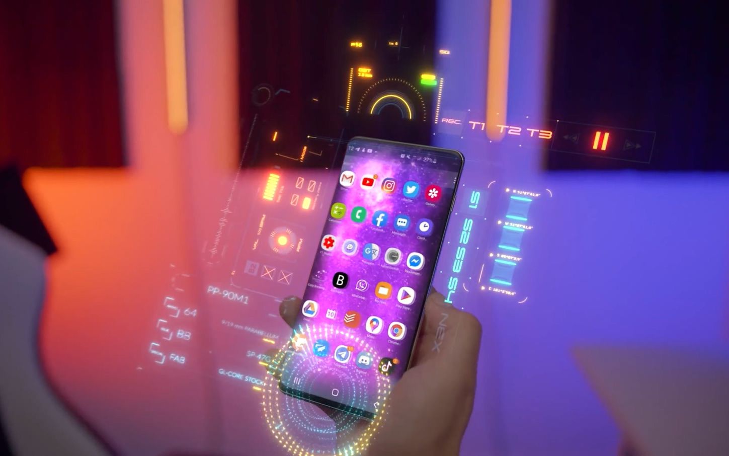 手机增强全息图HUD效果-AE教程