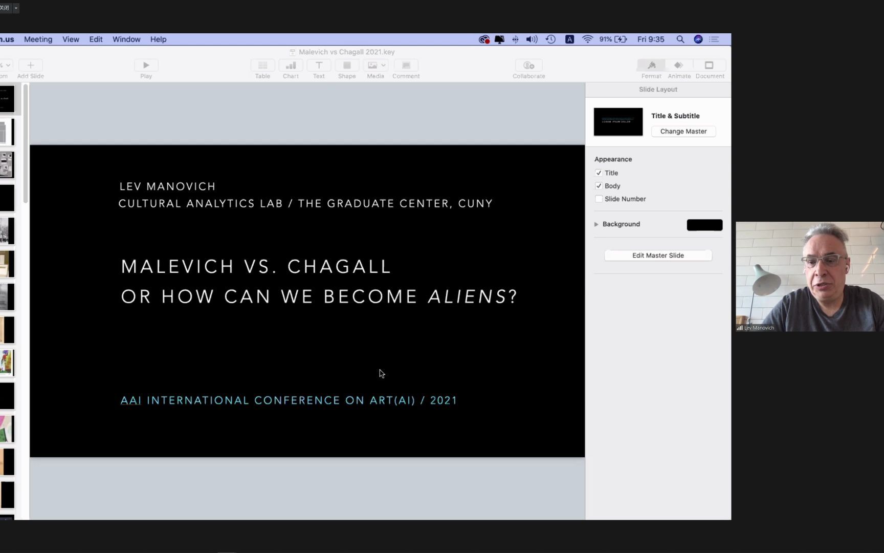 aai艺术与⼈工智能国际论坛2021| 5.21 第四场 8:30-11:00 语言:中文...