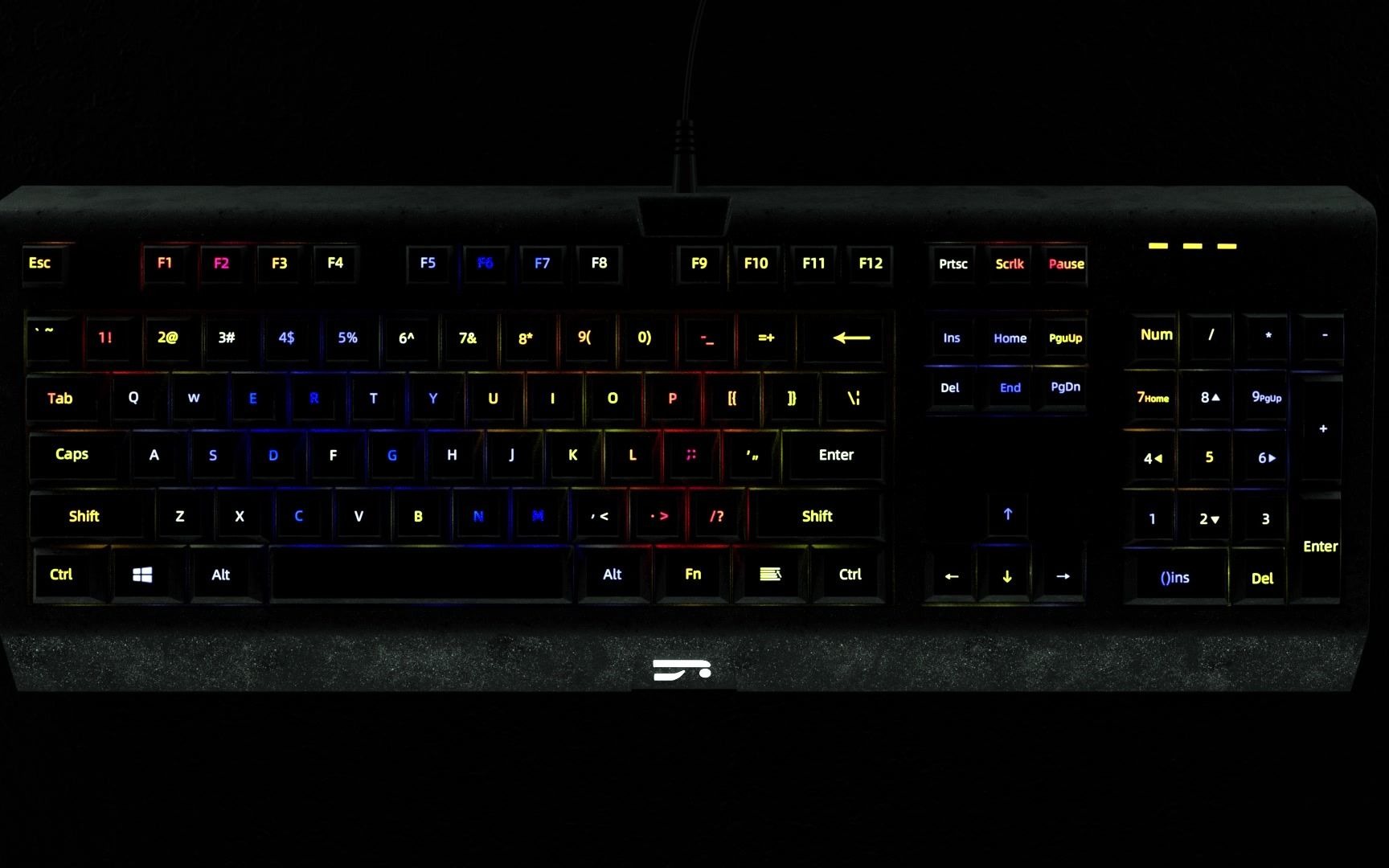 C4D临摹国外键盘动画,练习材质灯光,使用OC渲染器