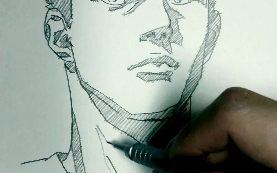 《灌篮高手》中,樱木花道的画法步骤视频