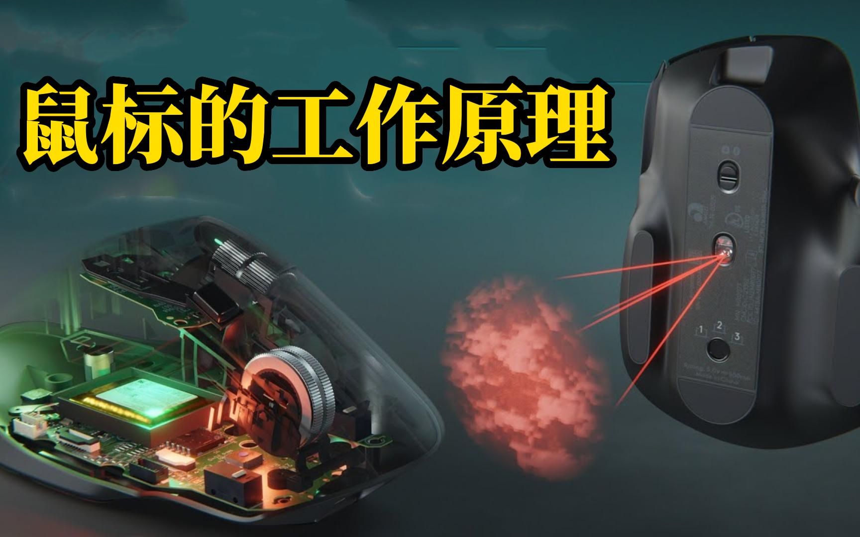 小小的鼠标内蕴含了高精度的图像采集计算技术,鼠标工作原理拆解