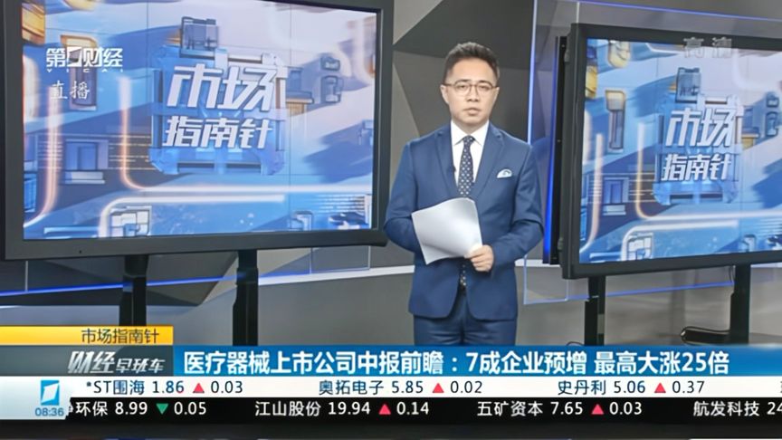 医疗器械上市公司中报前瞻:7成企业预增 最高大涨25倍